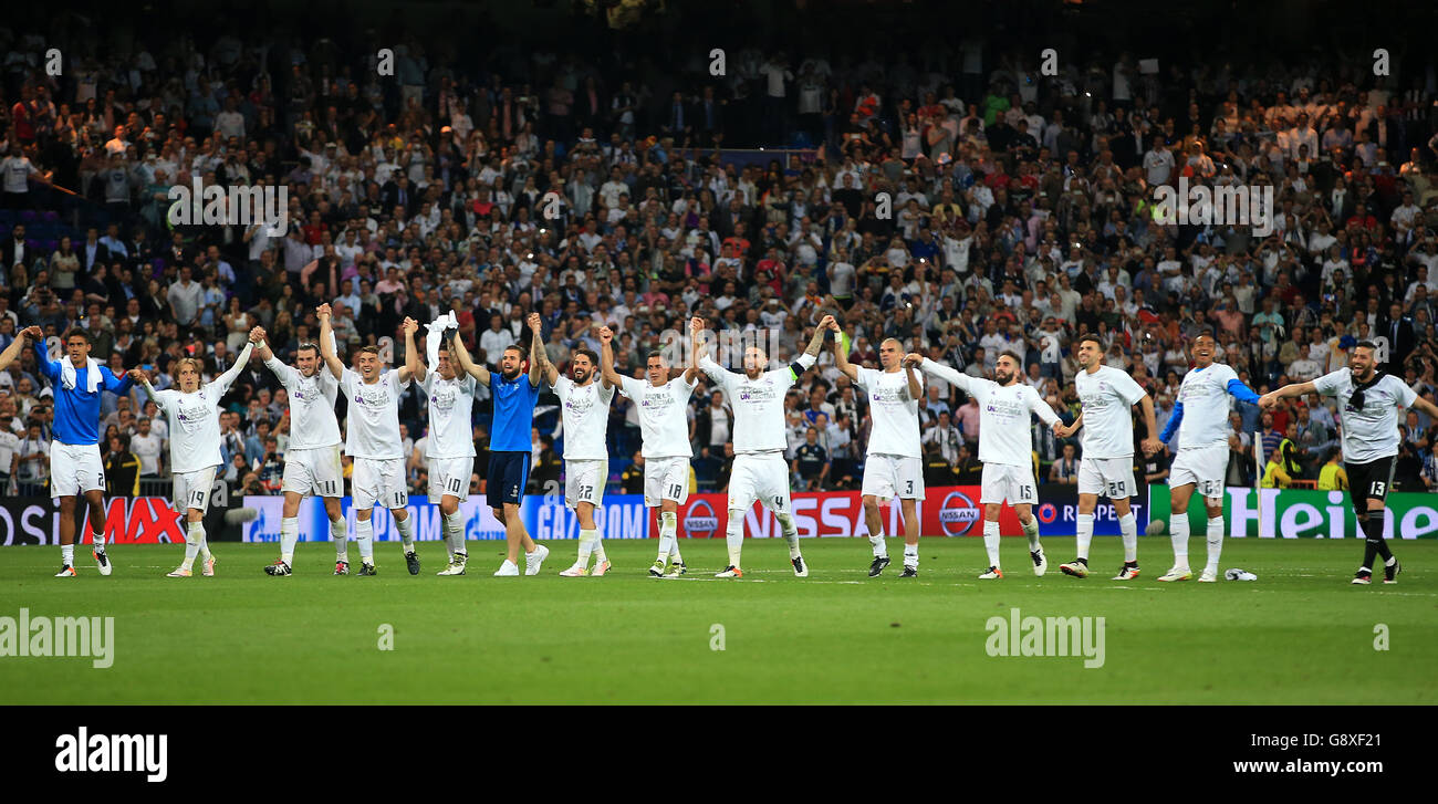 Real Madrid v Manchester City - UEFA Champions League - Semi Final - Second Leg - Santiago ...