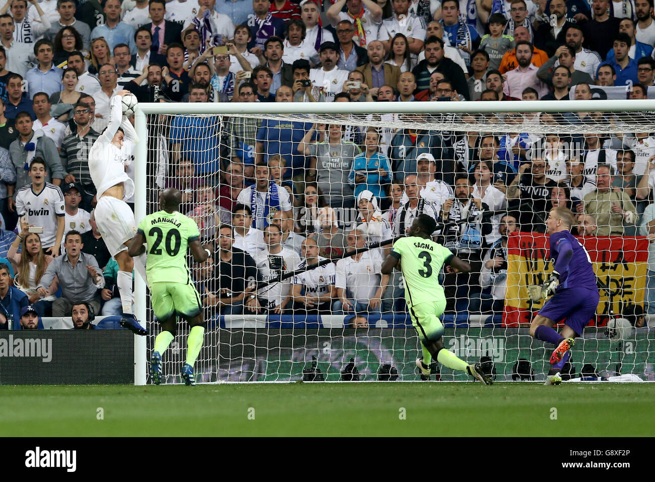 Soccer football full length handball offside hi-res stock photography ...