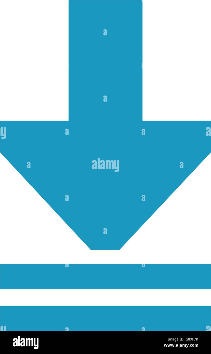 download arrow icon Stock Vector Image & Art - Alamy