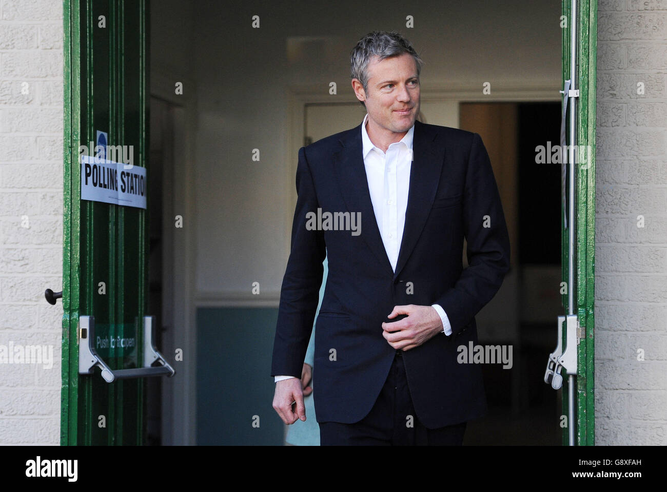 Conservative London mayoral candidate Zac Goldsmith leaves after ...