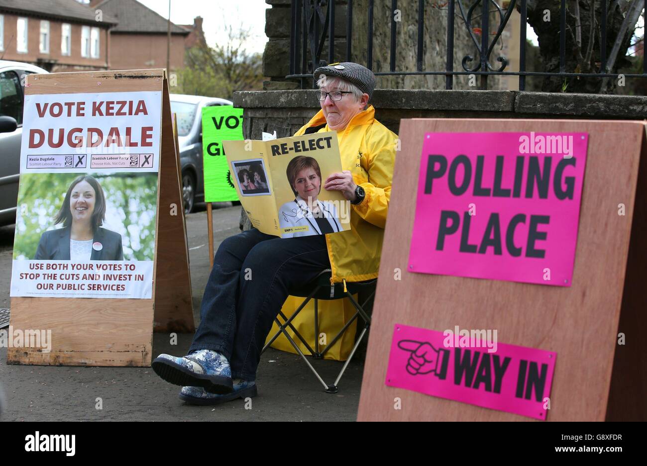 Scottish Parliament election 2016 campaign Stock Photo - Alamy