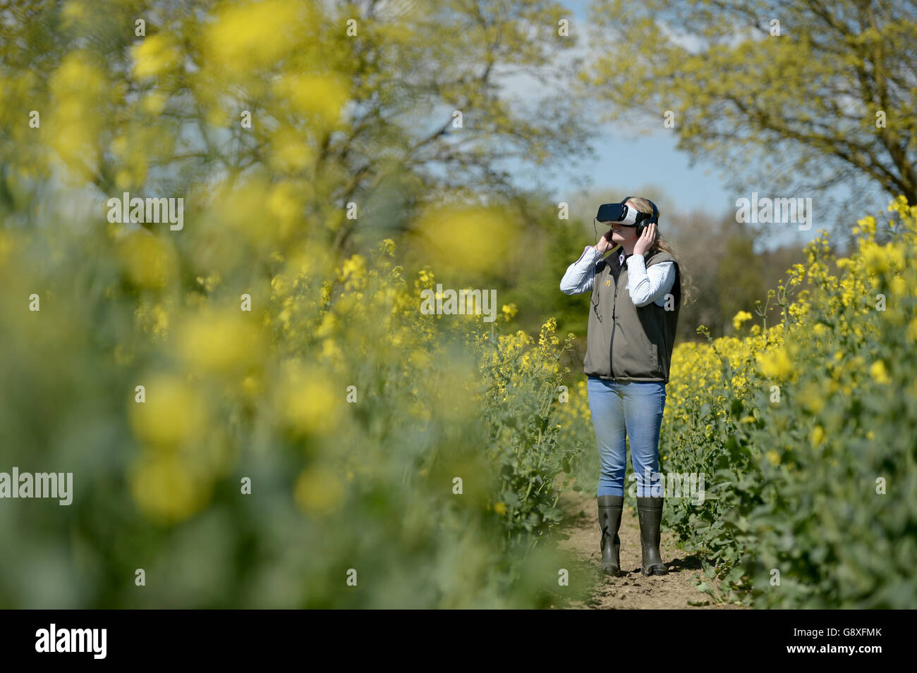 McDonald's Progressive Young Farmer Alice Partridge, 21, wears an ...
