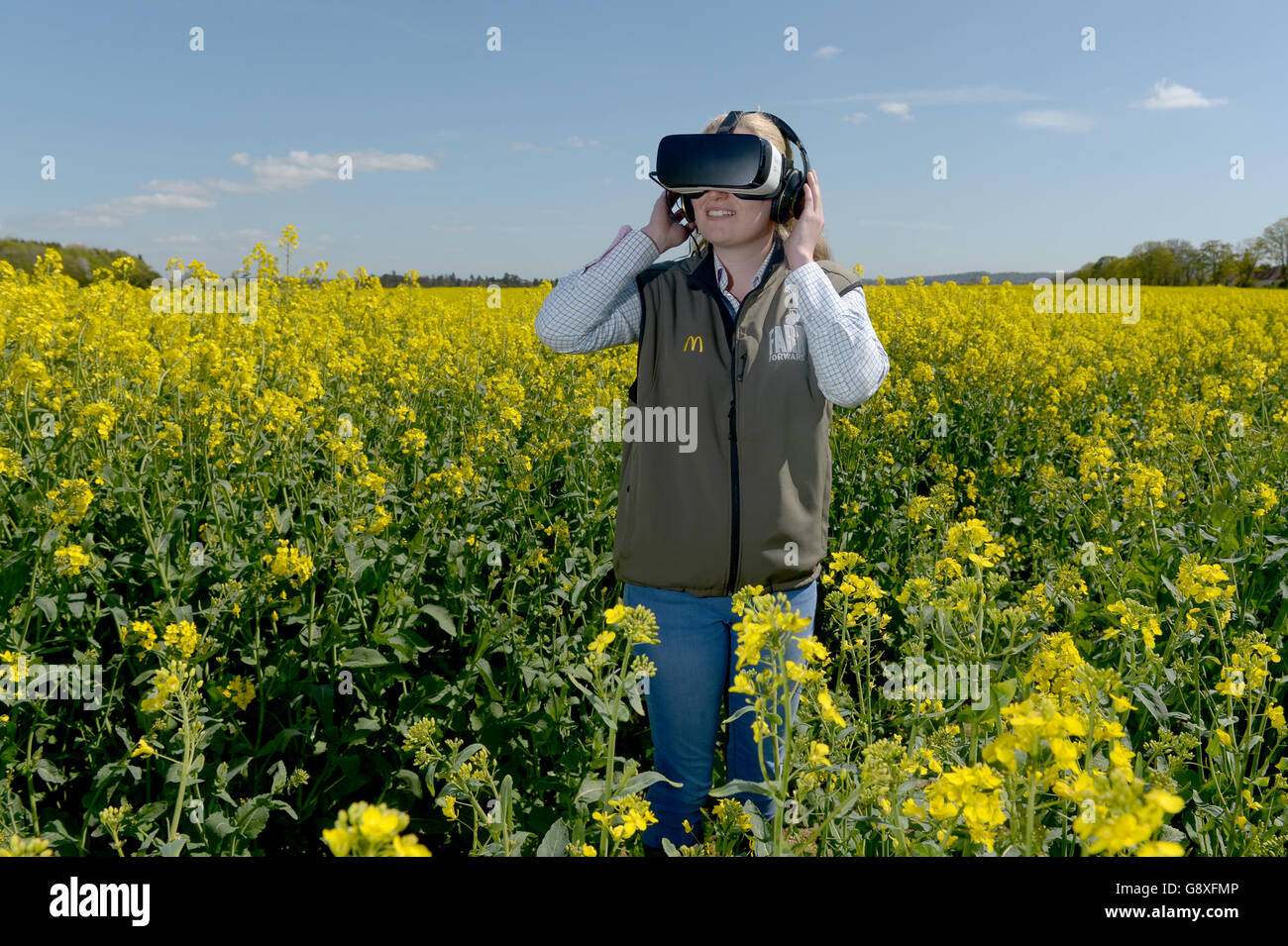 McDonald's Progressive Young Farmer Alice Partridge, 21, wears an ...