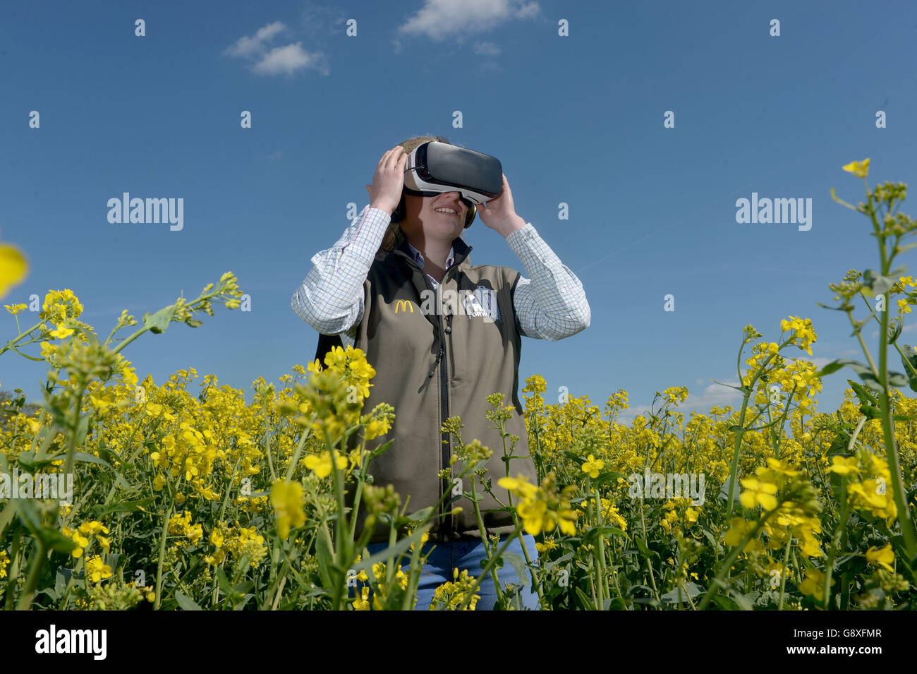 McDonald's Progressive Young Farmer Alice Partridge, 21, wears an ...