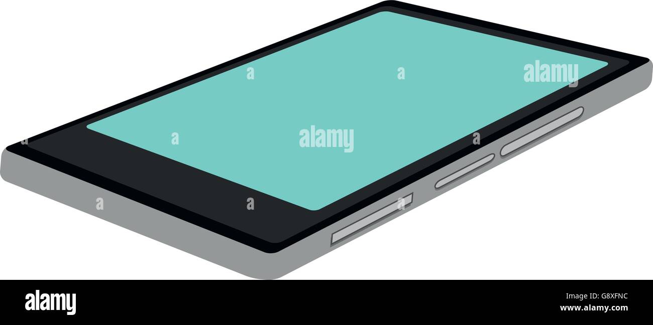 single cellphone lying down icon Stock Vector Image & Art - Alamy