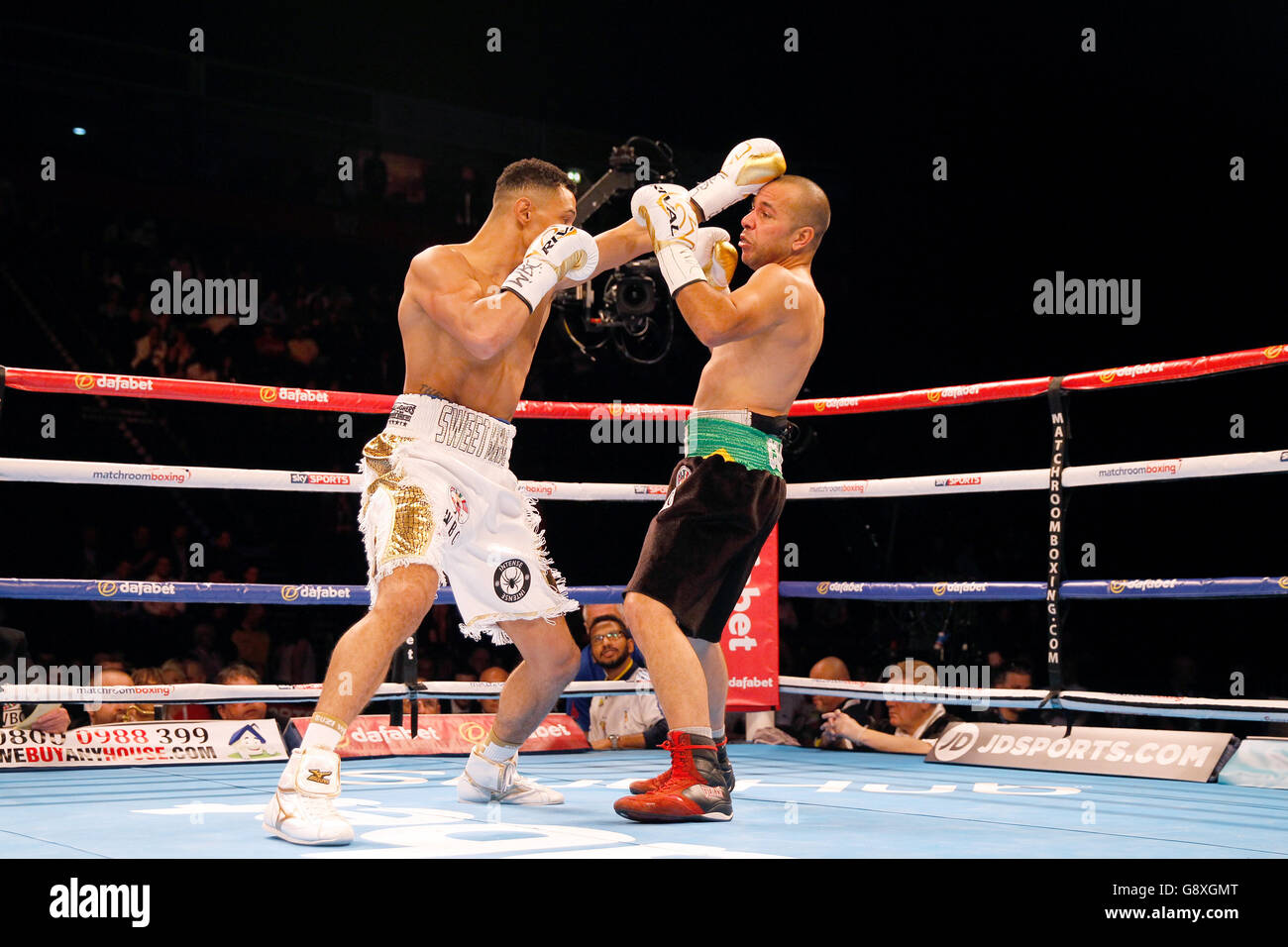 Marcus Morrison (left) and Jefferson Luiz De Souza during the WBC ...