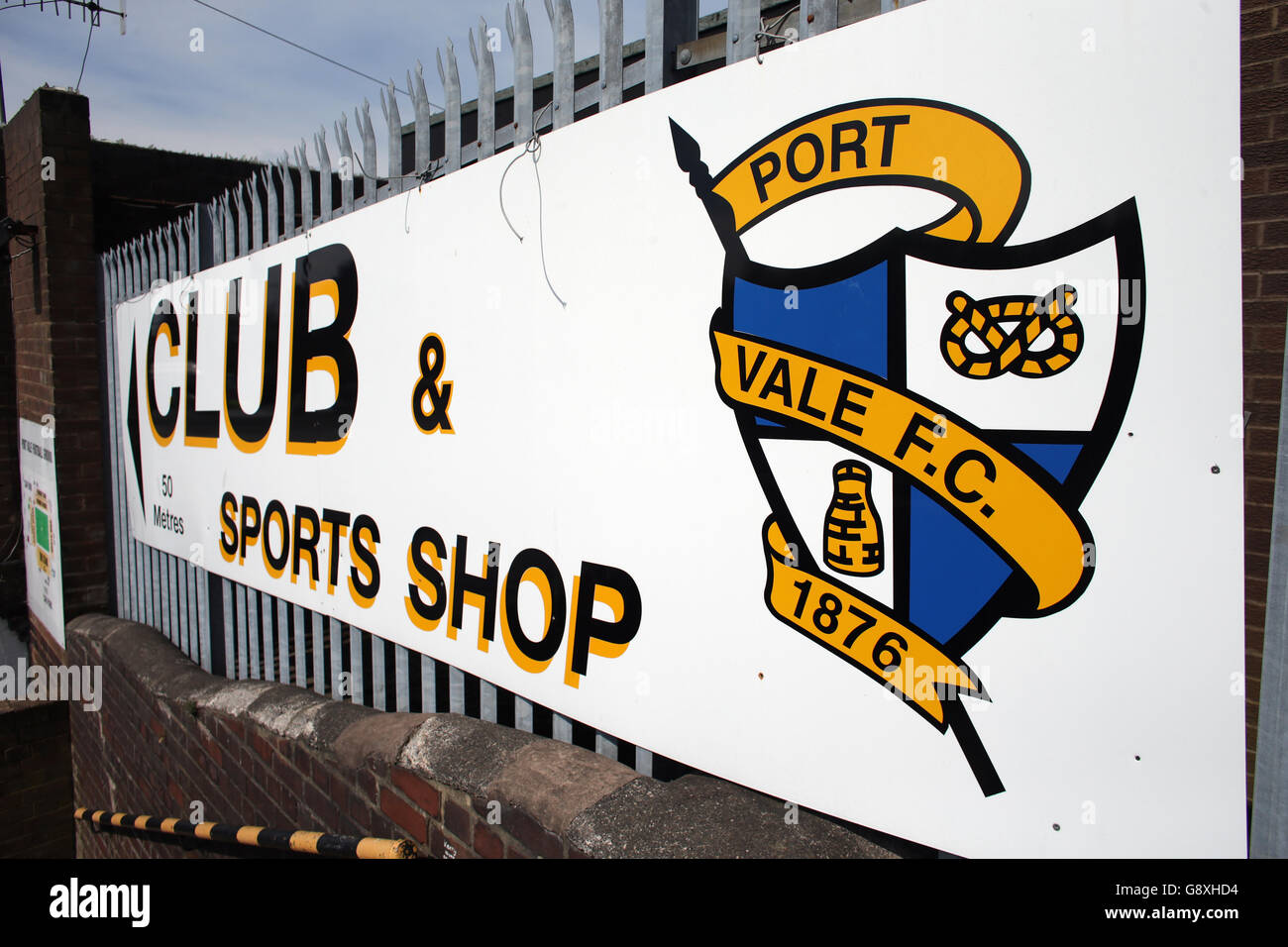 Port vale badge hi-res stock photography and images - Alamy