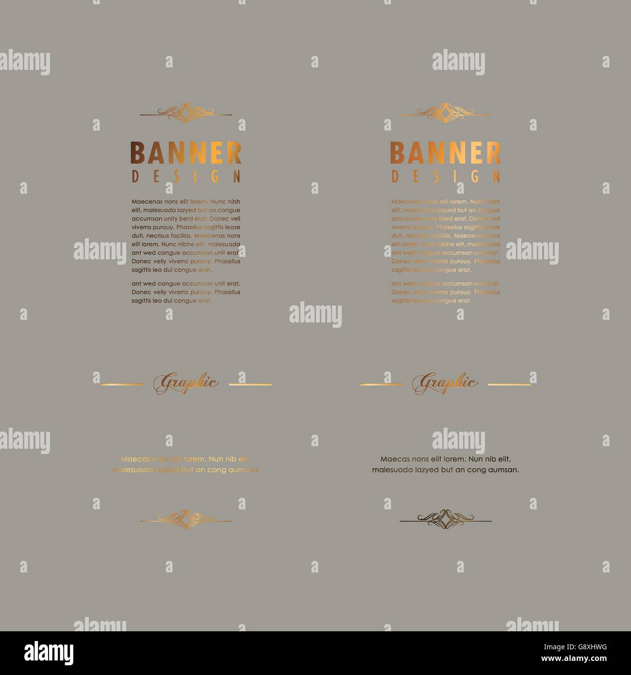 Gorgeous banner template design. abstract gold sparkling background ...