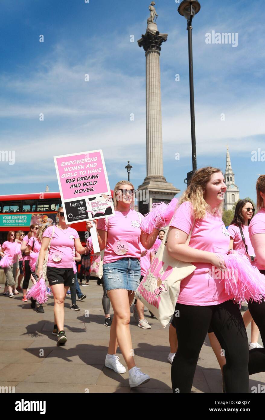 Editorial use only bold beautiful march in central london hi-res stock ...
