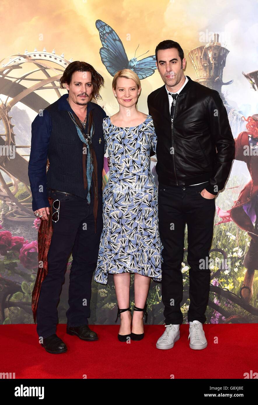 Mia Wasikowska And Johnny Depp