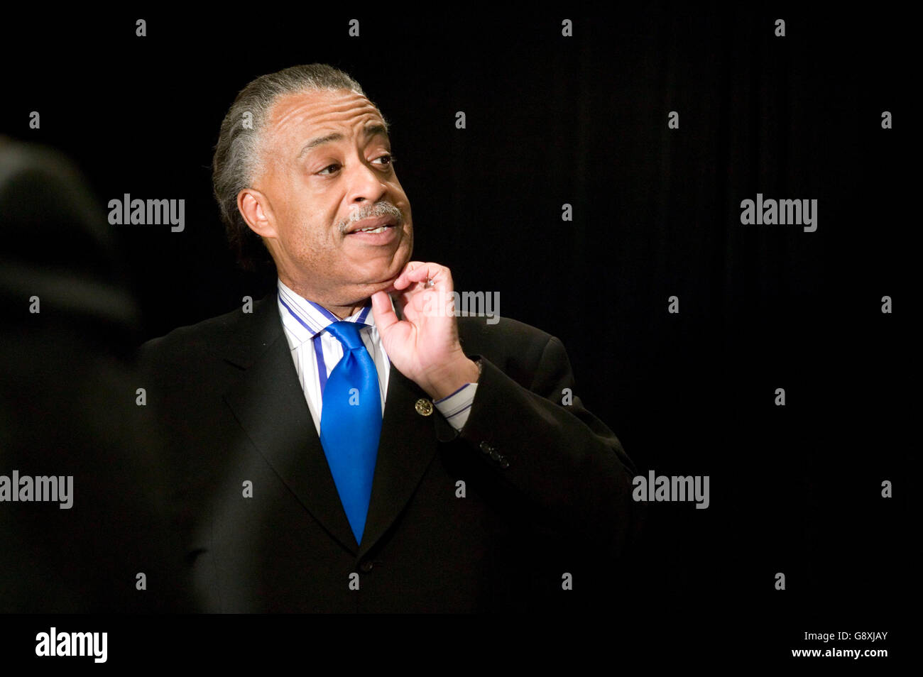 Afro-American rights activist Reverend Al Sharpton in New York City ...