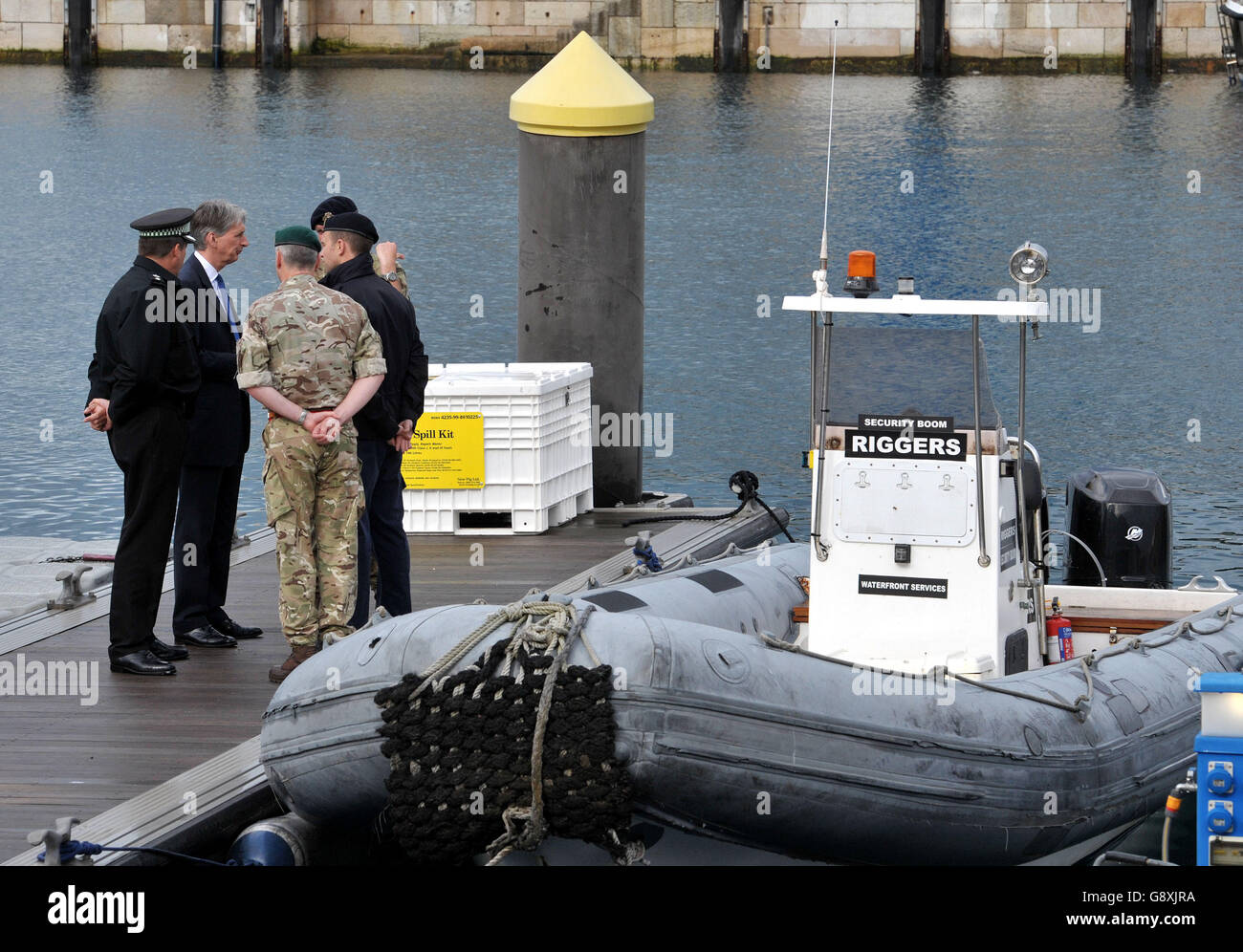Chief inspector rob allen of the gibraltar defence police hi-res stock ...