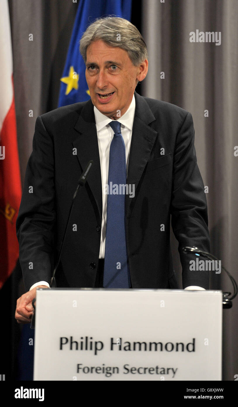 Philip hammond visit gibraltar hi-res stock photography and images - Alamy