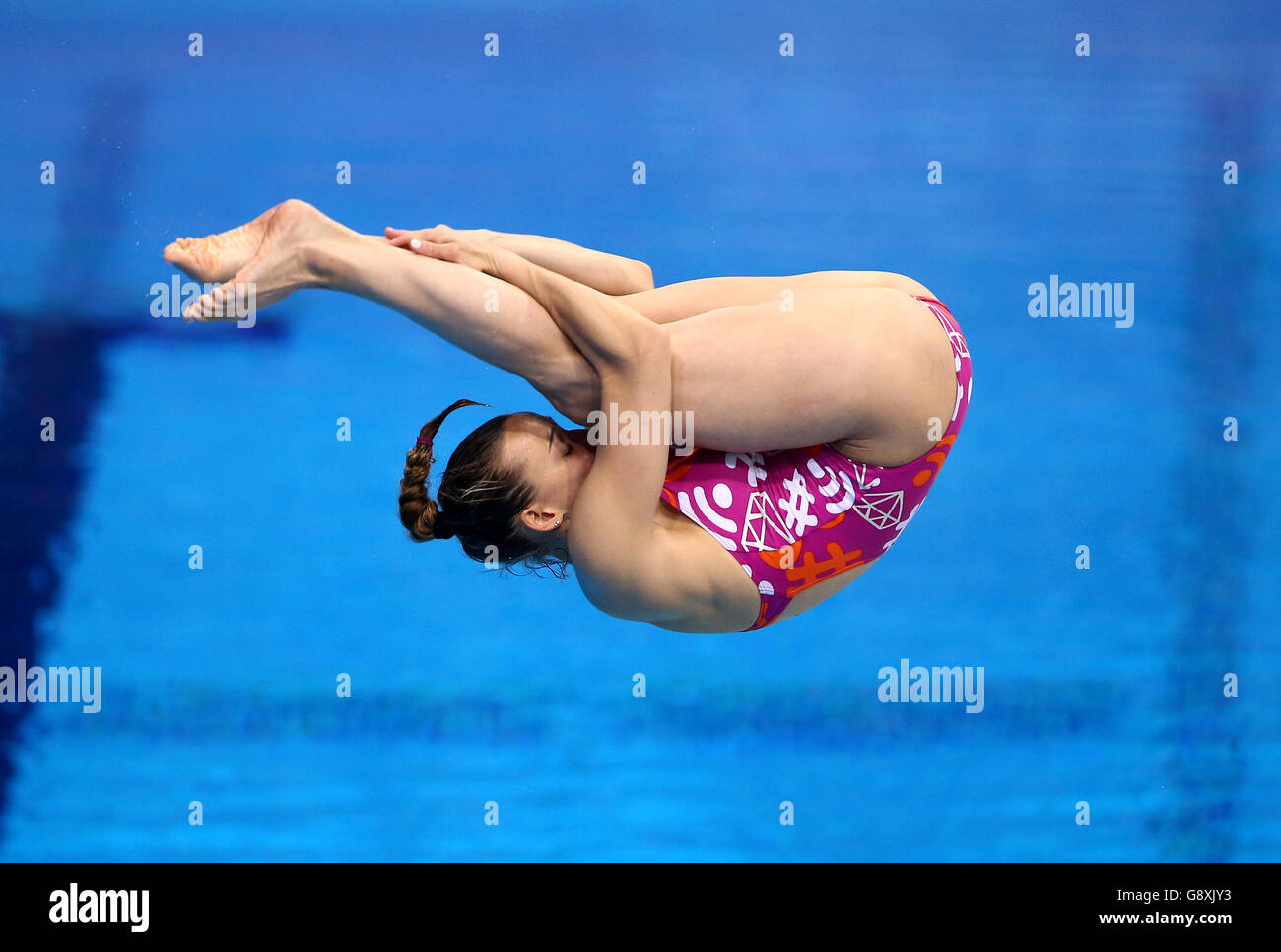 Italy's Tania Cagnotto competes in the Women's 1m Springboard Diving ...
