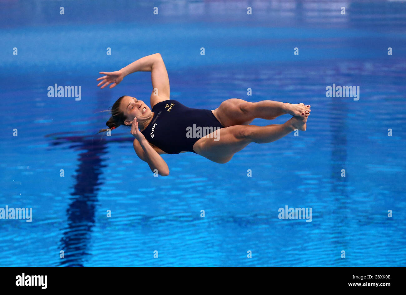 Sweden's Daniella Nero competes in the Women's 1m Springboard Diving ...