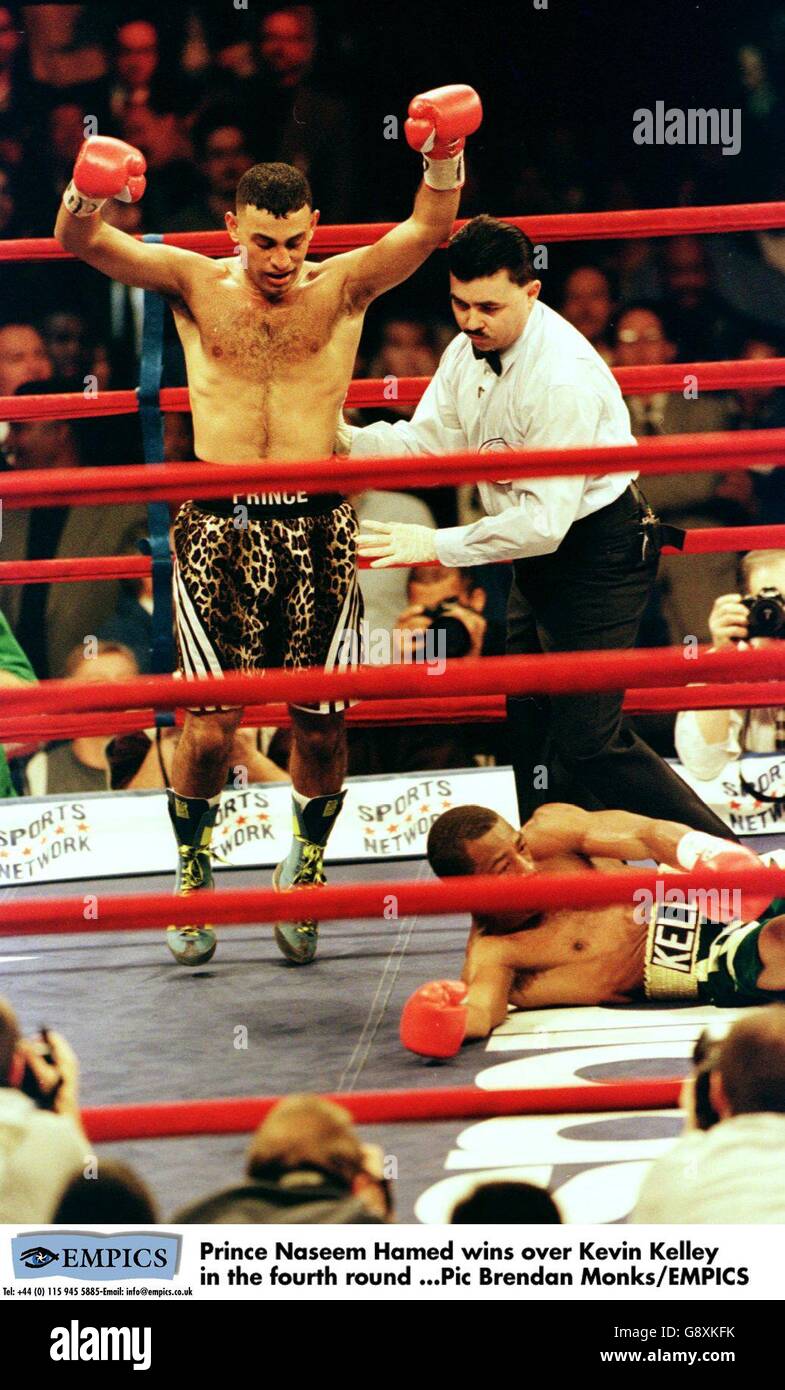 Prince hamed wins over kevin kelley in the fourth round hi-res stock ...