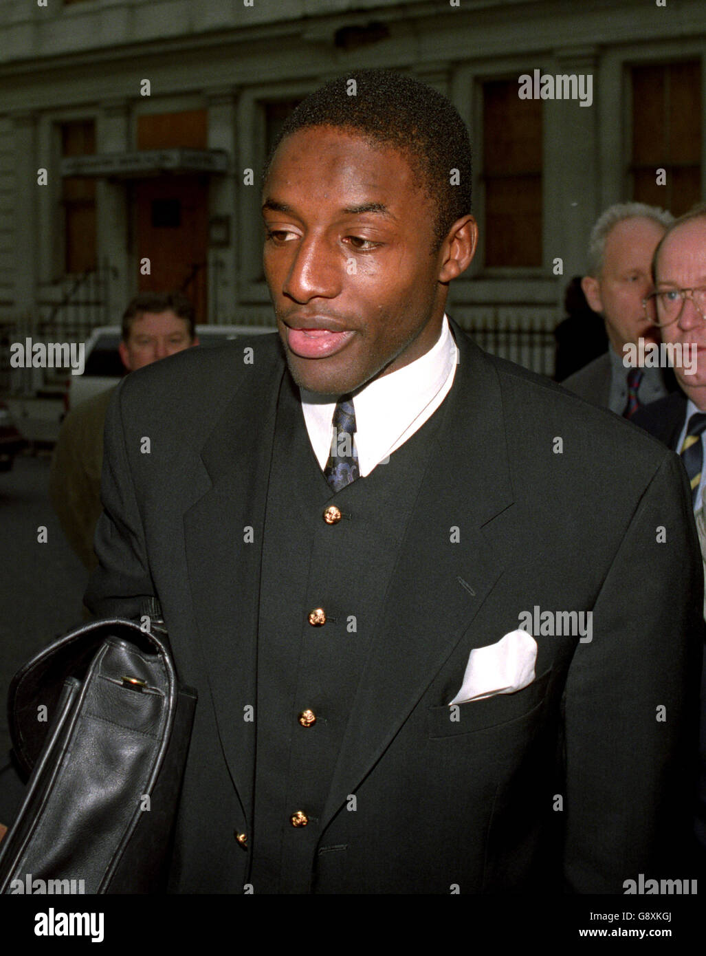Wimbledons john fashanu arriving football association headquarters hi ...