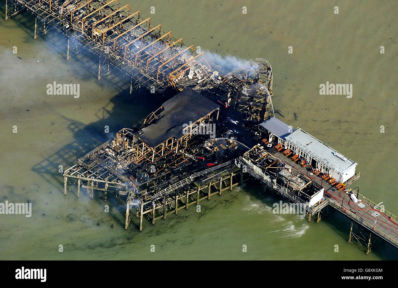 Southend pier fire hi-res stock photography and images - Alamy