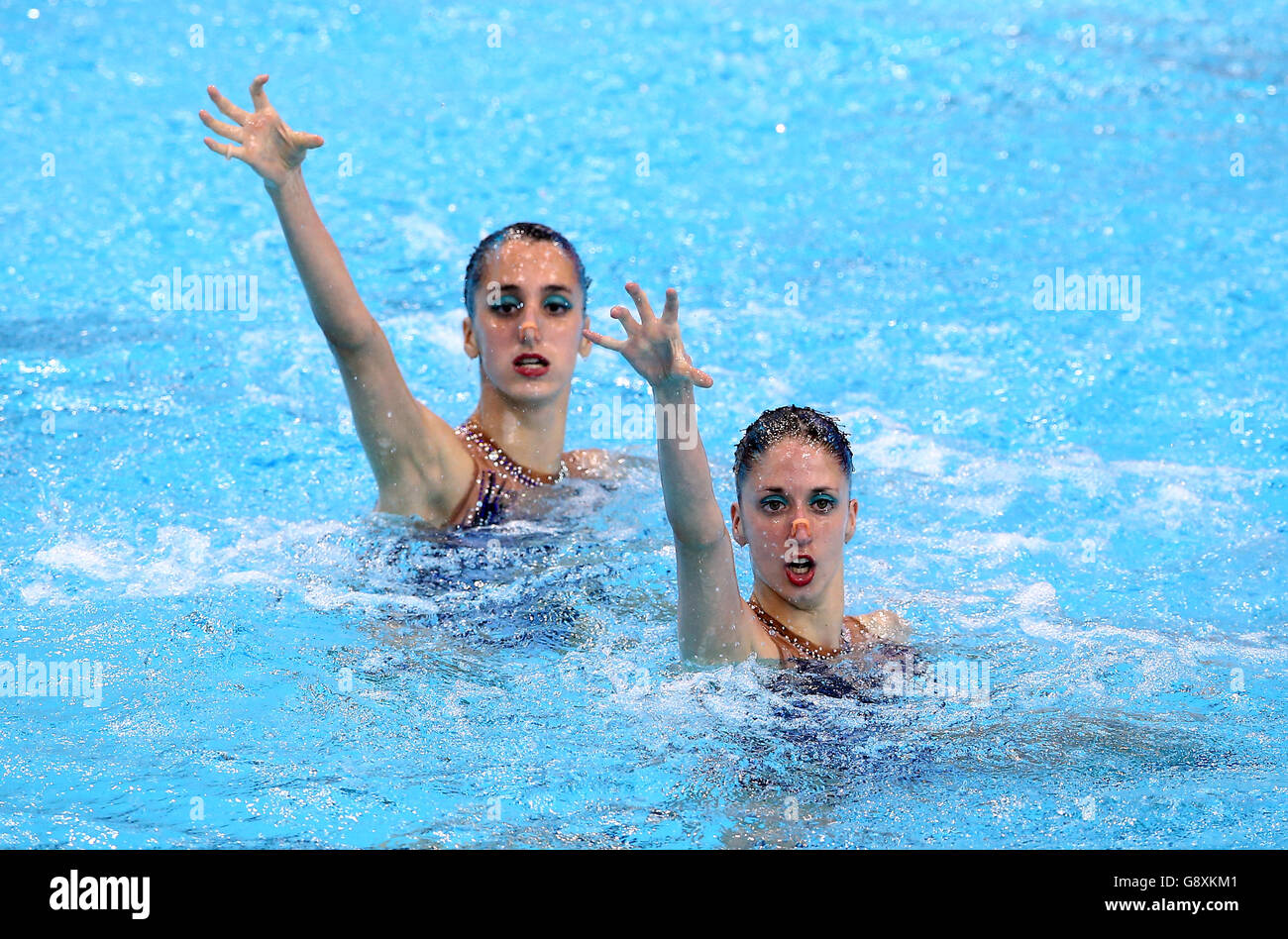 Austria's Eirini-Marina Alexandri and Anna-Maria Alexandri compete in ...