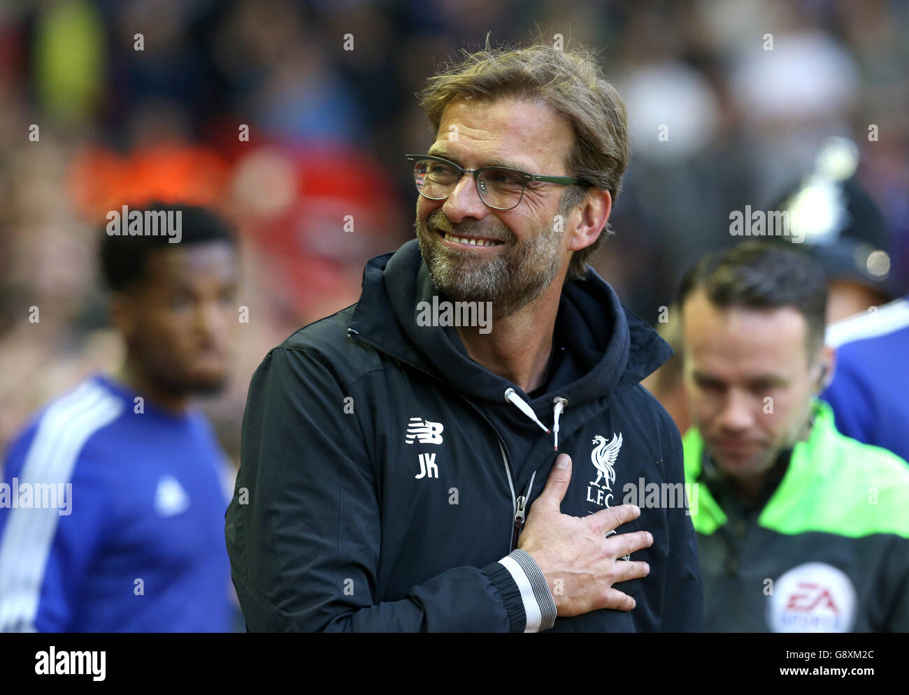 Liverpool manager jurgen klopp before barclays premier league match ...