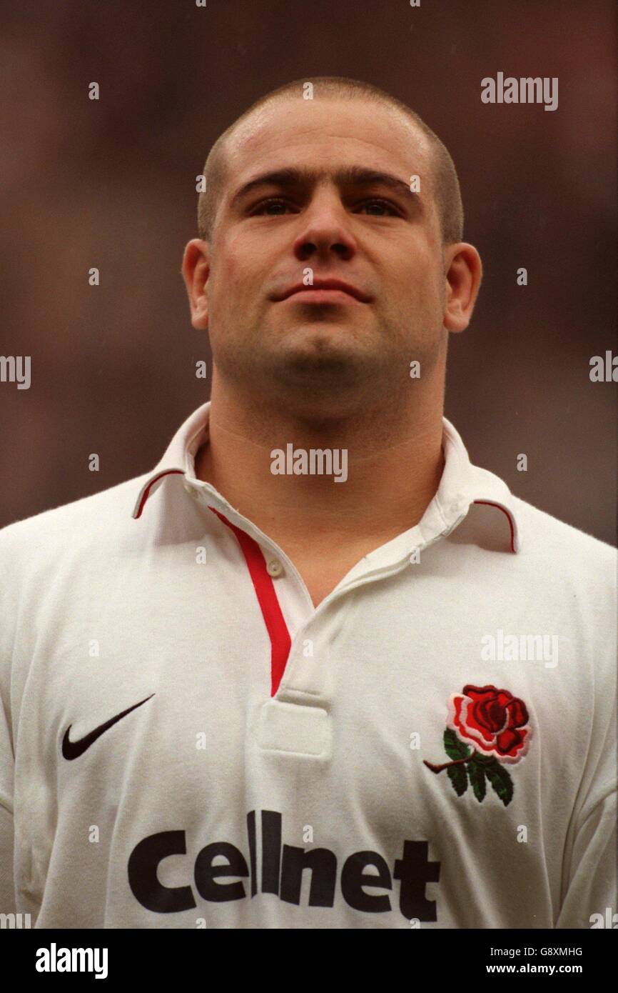 Rugby Union - England v South Africa. Richard Cockerill, England Stock ...