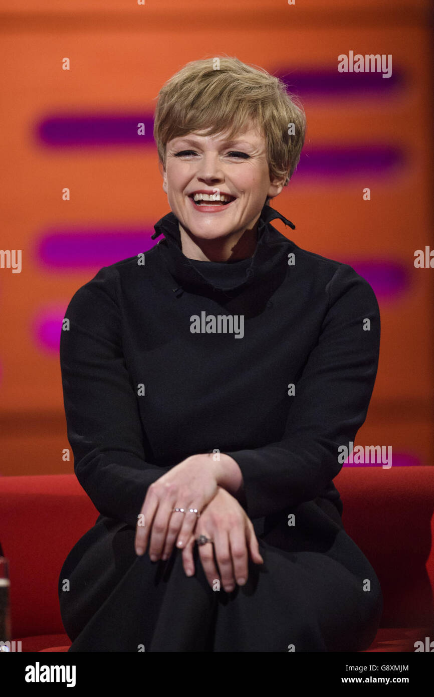 Maxine peake during filming of the graham norton show hi-res stock ...