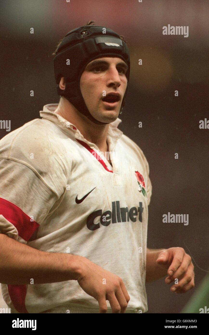 Rugby Union - England v South Africa. Danny Grewcock, England Stock ...