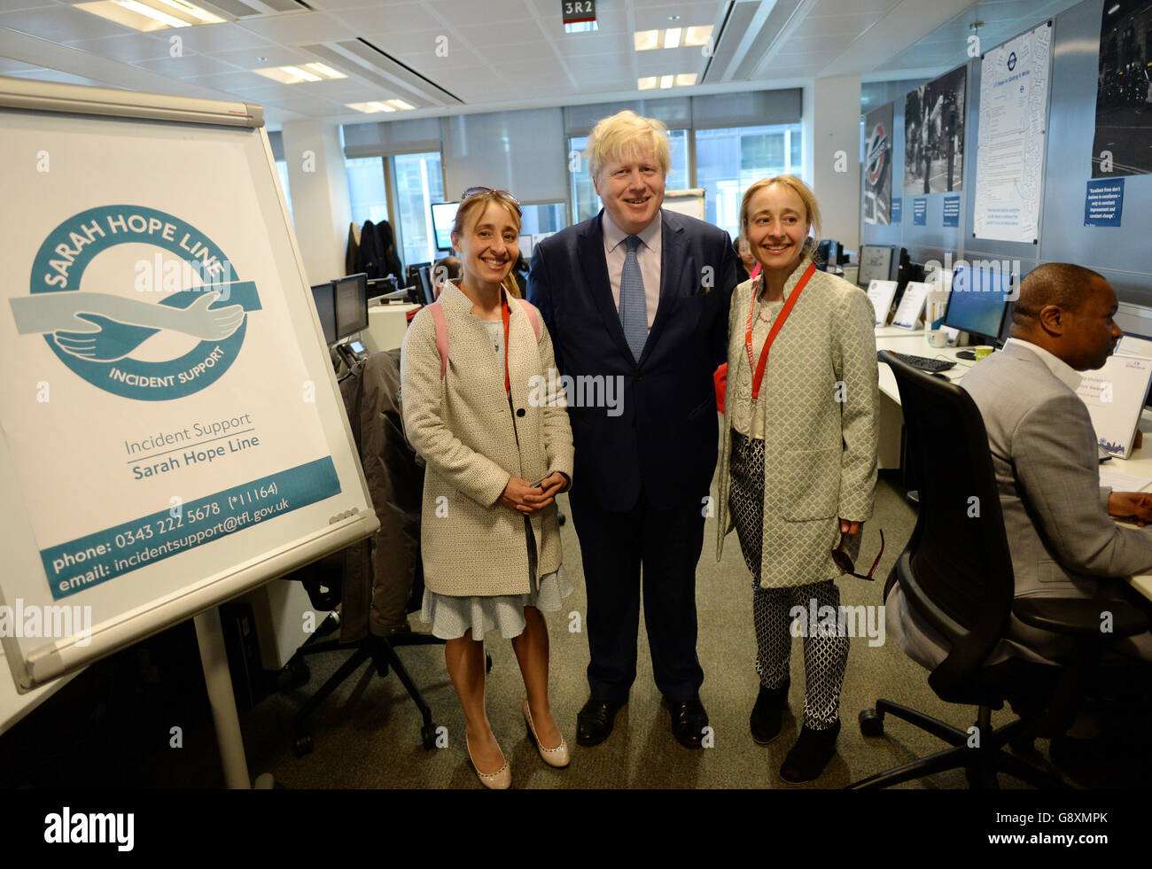 Sarah Hope Line Incident Support Service Stock Photo - Alamy