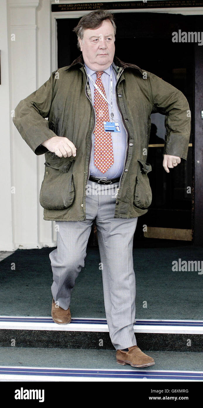Ken clarke conservative party leader contender leaves the imperial ...