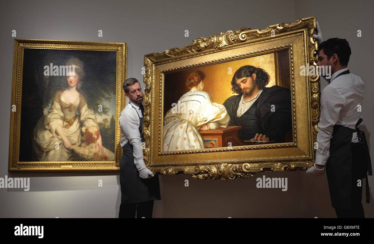 Defining British Art exhibition Stock Photo - Alamy