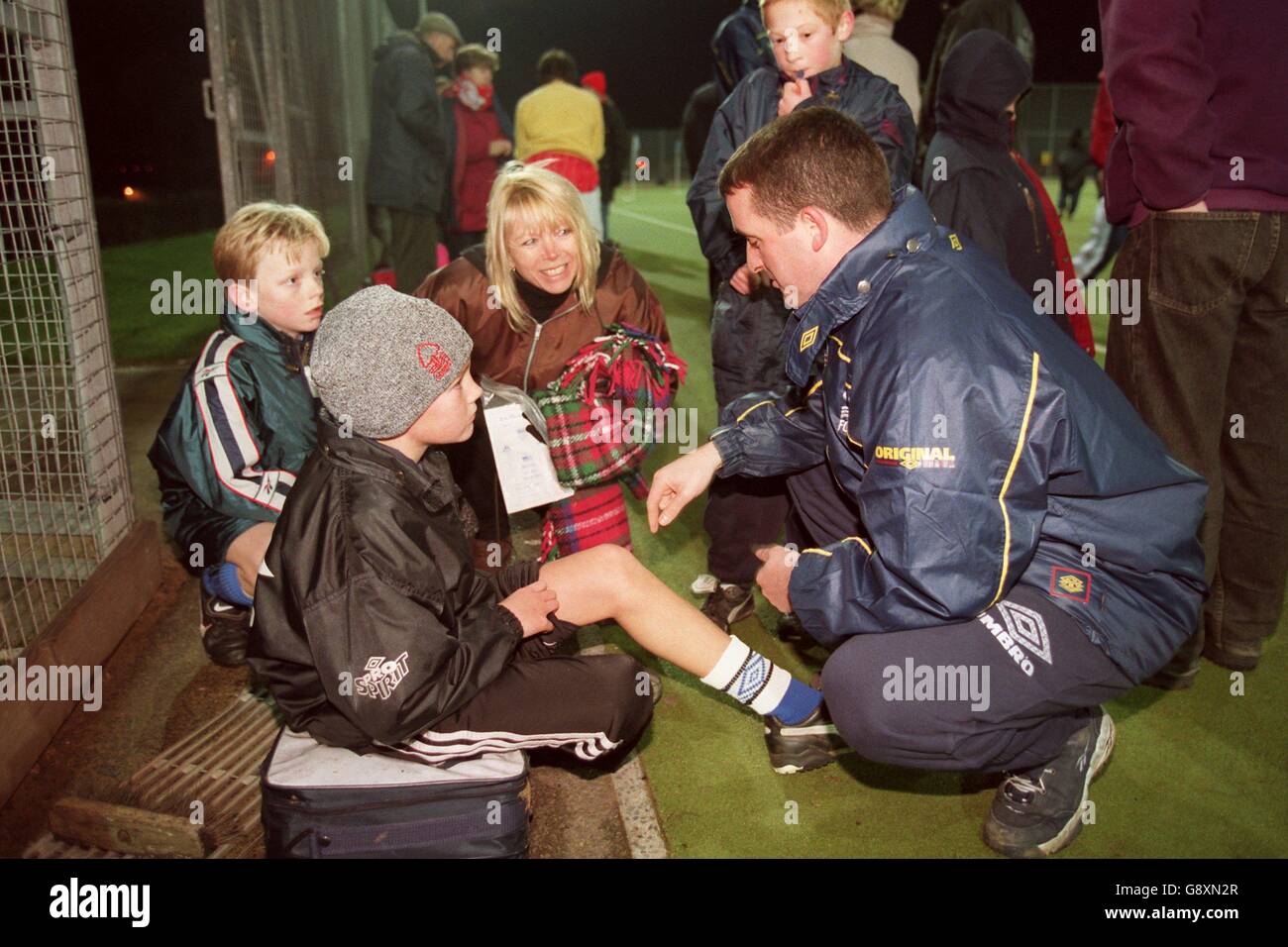Soccer - Nottingham Forest Junior Reds Training Session. Junior Reds ...