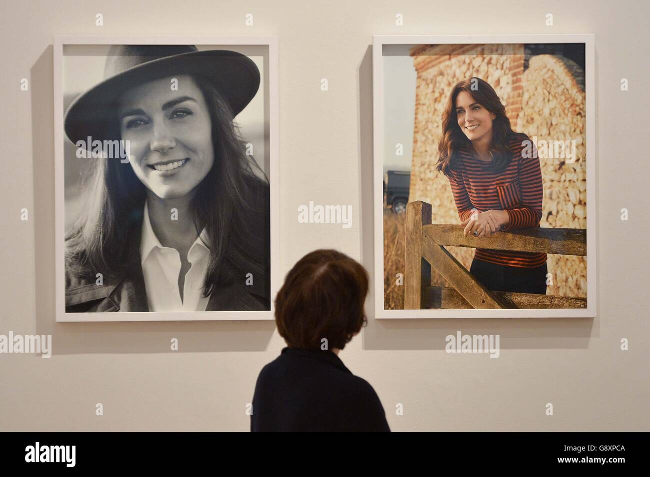 Two new portraits of the Duchess of Cambridge are on display as part of ...