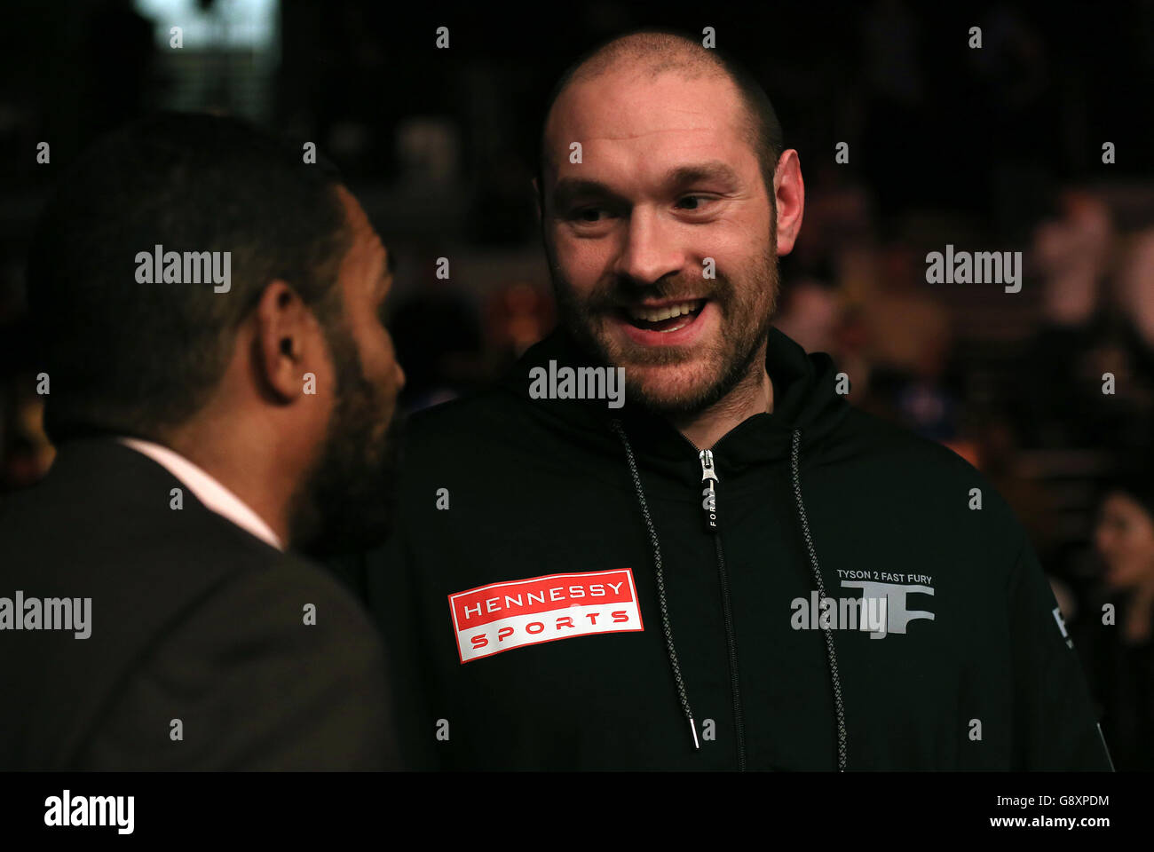 Copper Box Arena Boxing. Tyson Fury ringside at the Copper Box Arena ...