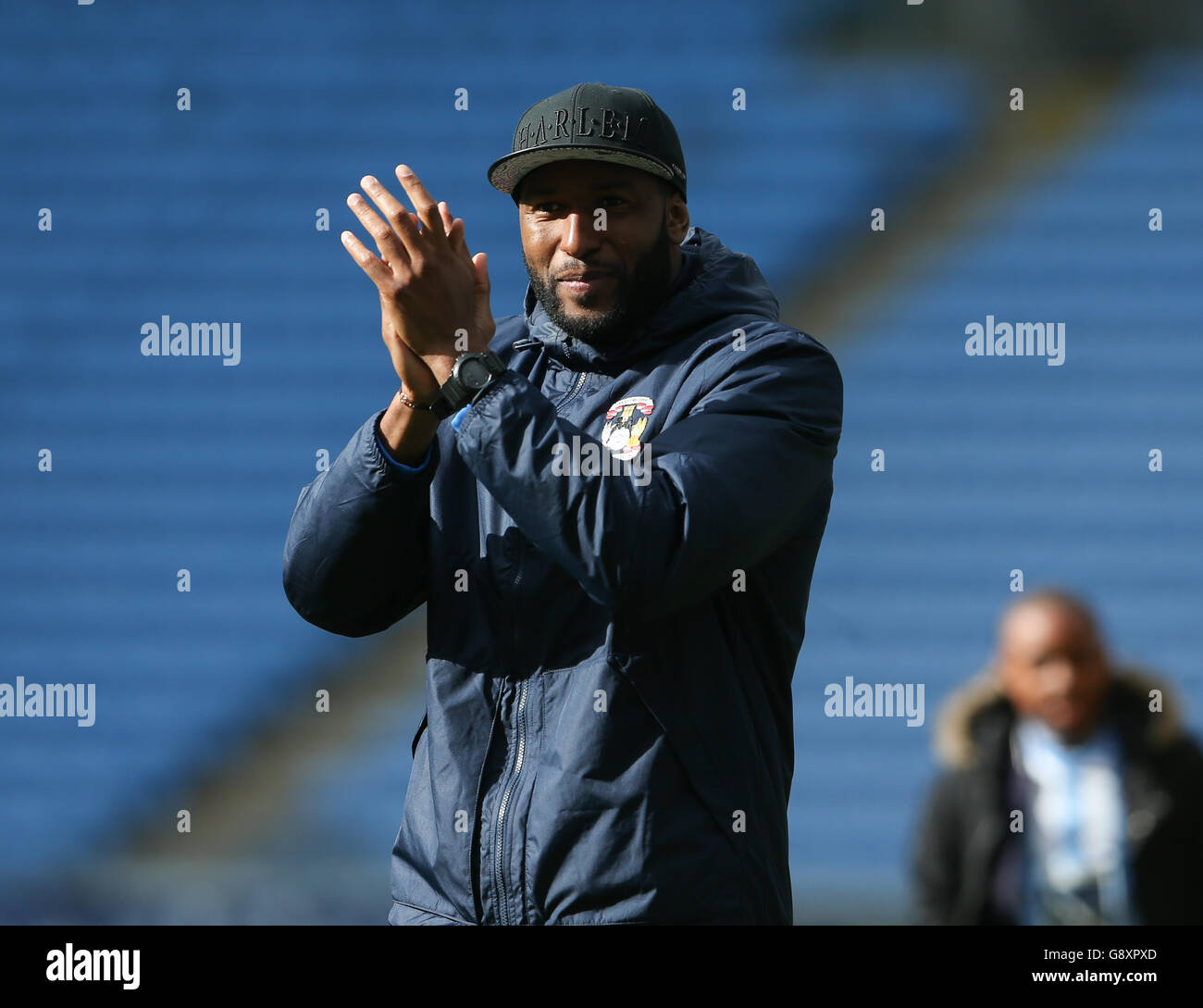 Coventry City's Reda Johnson during the lap of appreciation Stock Photo ...
