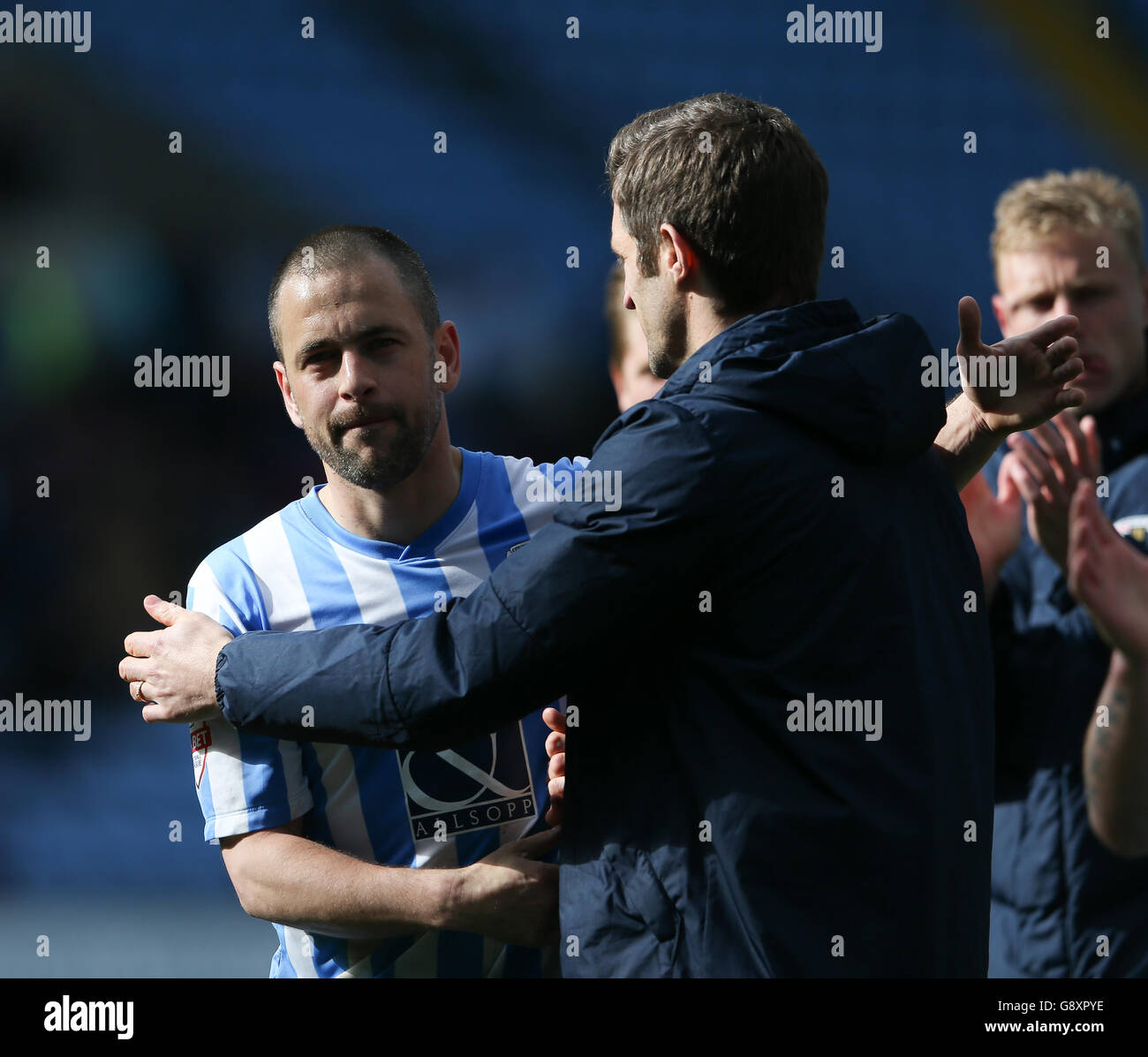 Coventry citys joe cole left during the lap of appreciation hi-res ...