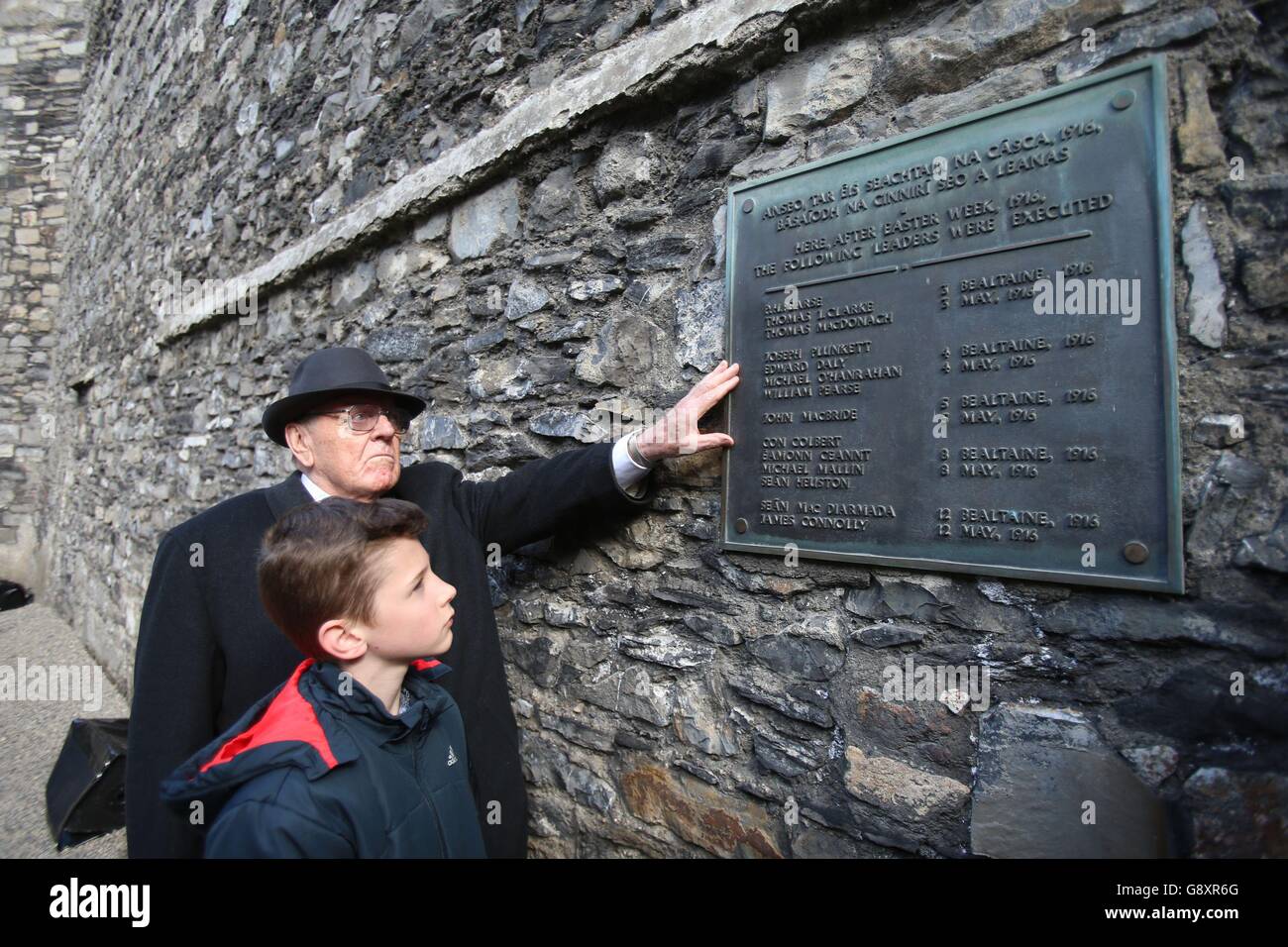 Padraig Pearse's Grand Nephew, Padraig Pearse and his grand son Jamie ...