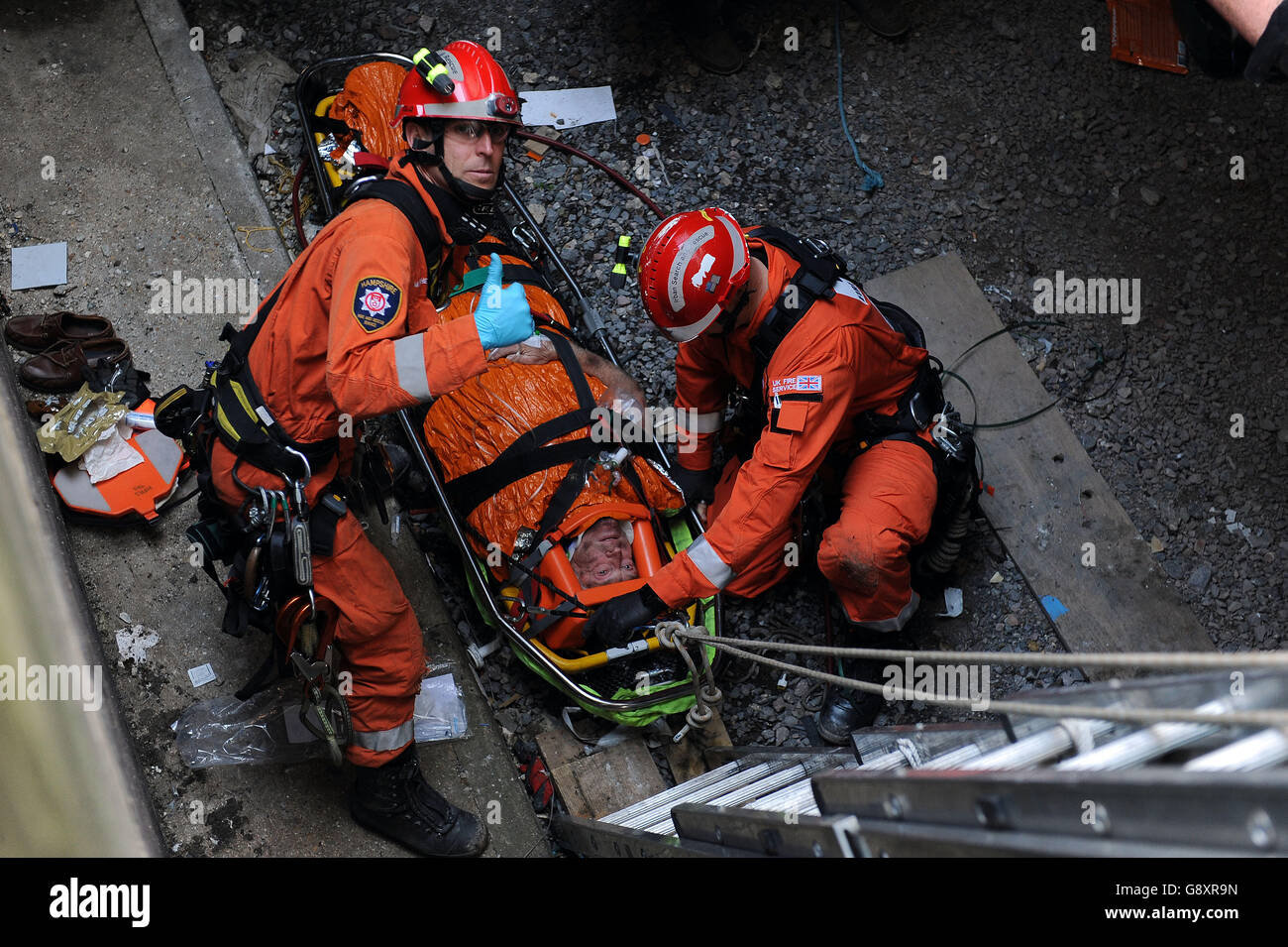 Southampton General Hospital training exercise Stock Photo - Alamy