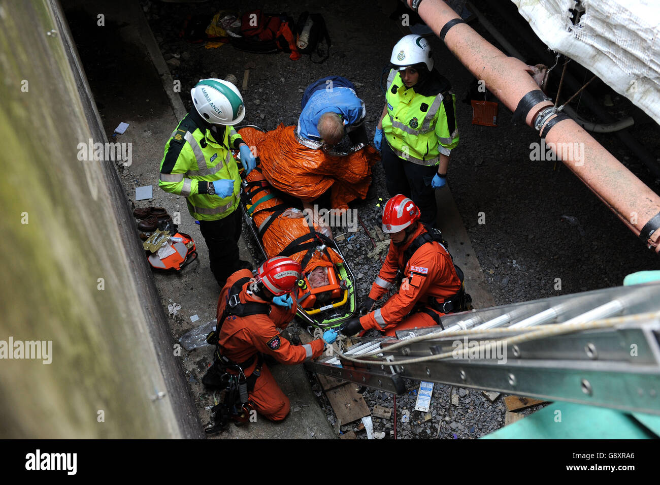 Southampton General Hospital training exercise Stock Photo - Alamy