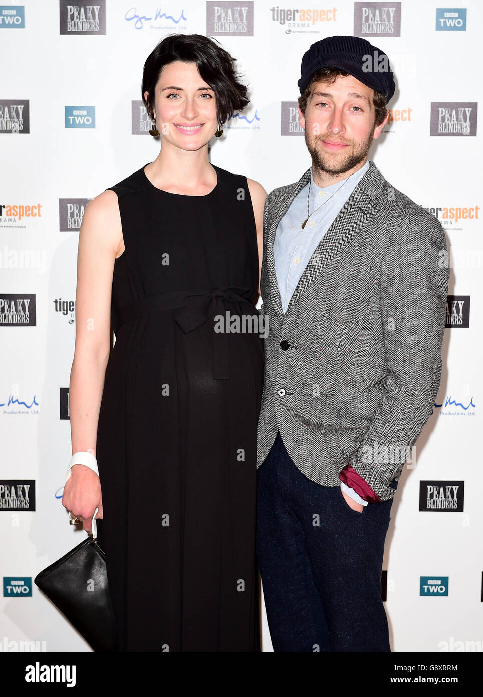 Natasha O'Keeffe and Dylan Edwards attending the Peaky Blinders Series ...
