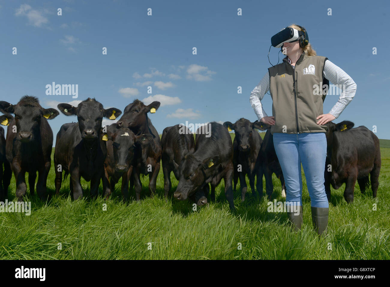 McDonald's Progressive Young Farmer Alice Partridge, 21, wears an ...