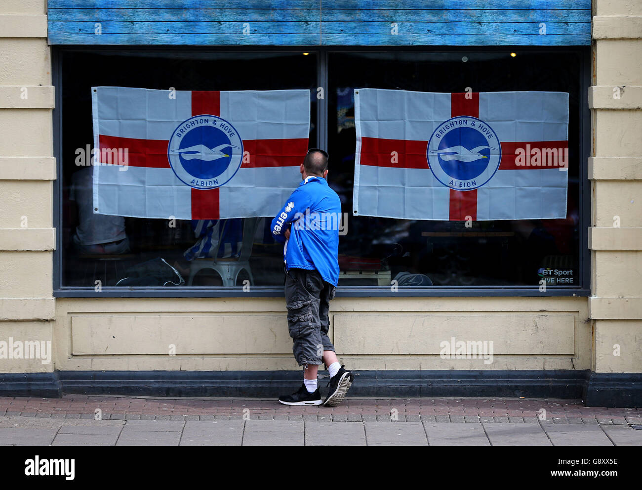 Brighton fans make hi-res stock photography and images - Alamy