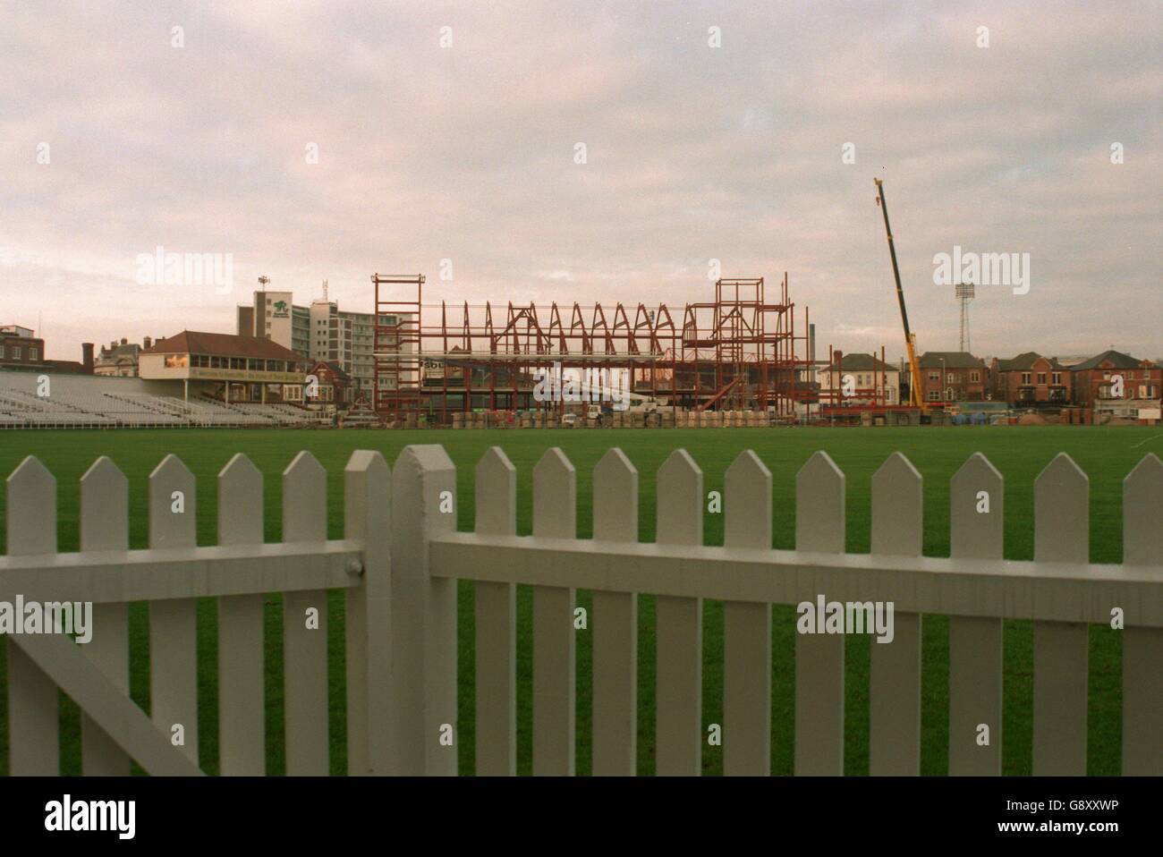 Cricket - New Stand Under Construction at Trent Bridge, Nottinghamshire ...