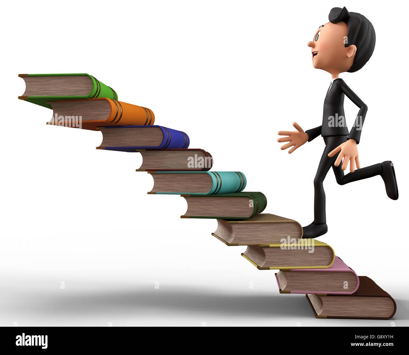 the book man Stock Photo - Alamy
