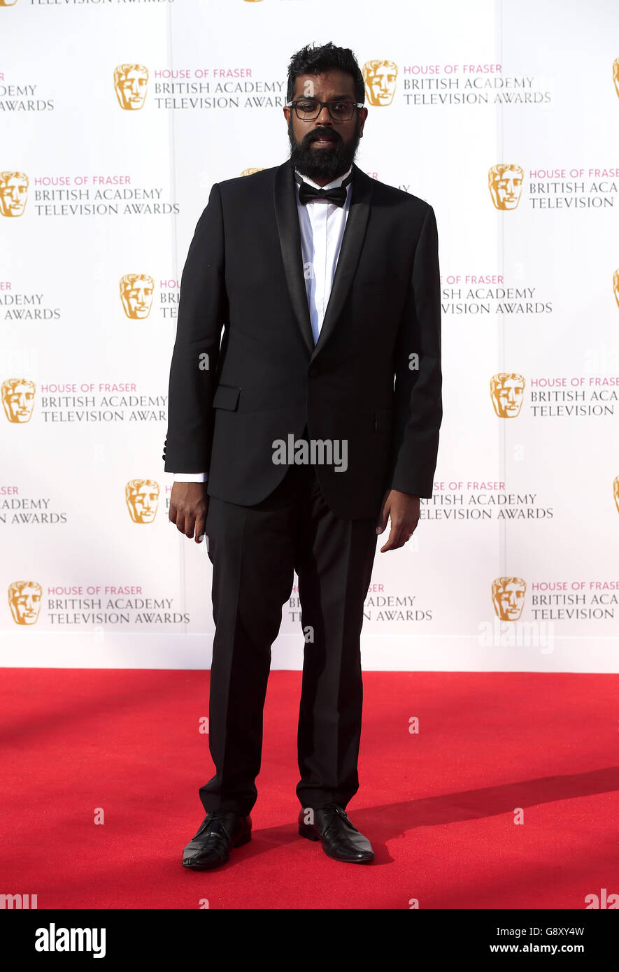 Romesh Ranganathan attending the House of Fraser BAFTA TV Awards 2016 ...