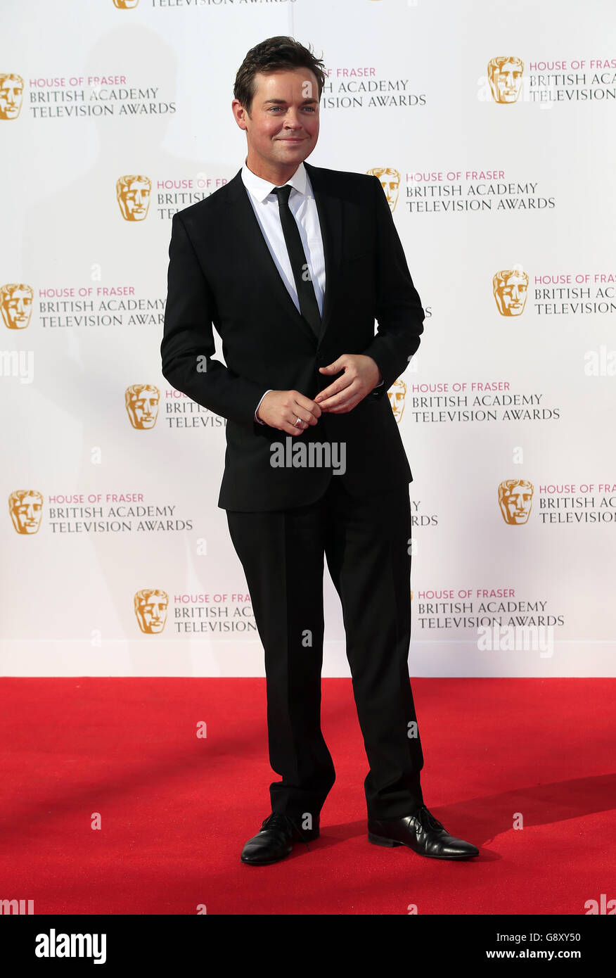 Stephen Mulhern attending the House of Fraser BAFTA TV Awards 2016 at ...