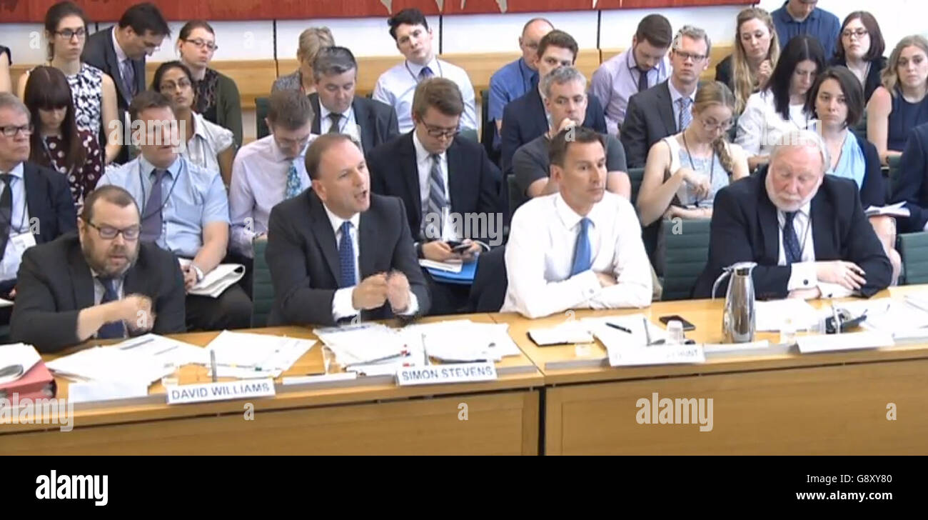 (From the left) David Williams, Director General of Finance, Department ...