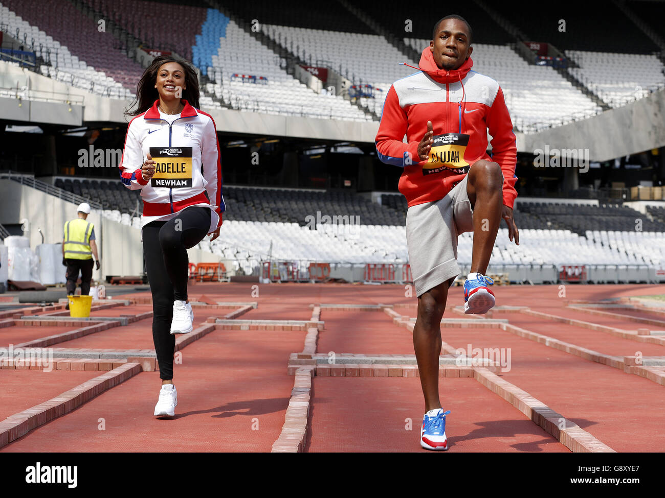 Adelle Tracey who lit the flame during opening ceremony at the London ...