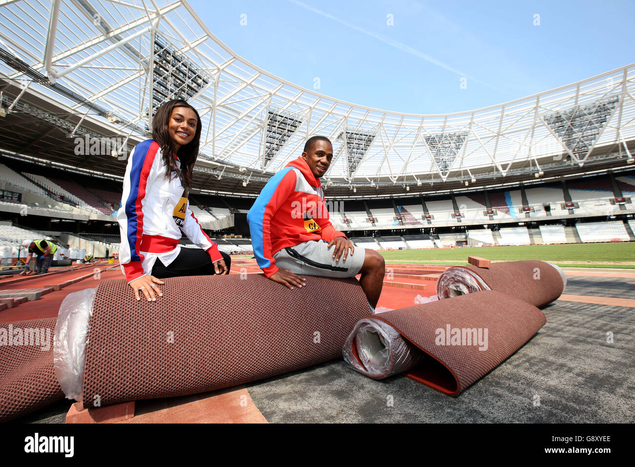 Adelle Tracey who lit the flame during opening ceremony at the London ...