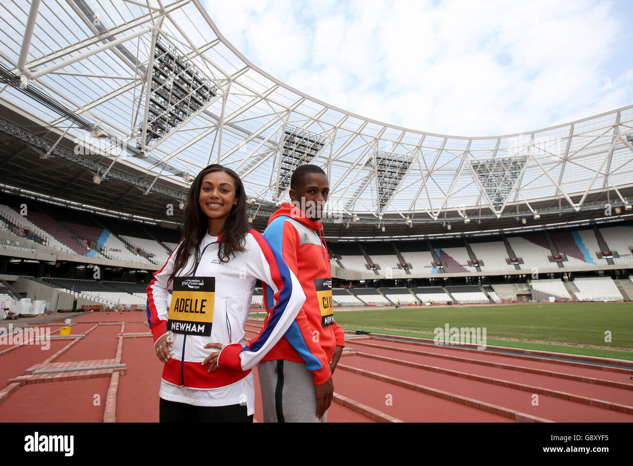 Adelle Tracey who lit the flame during opening ceremony at the London ...