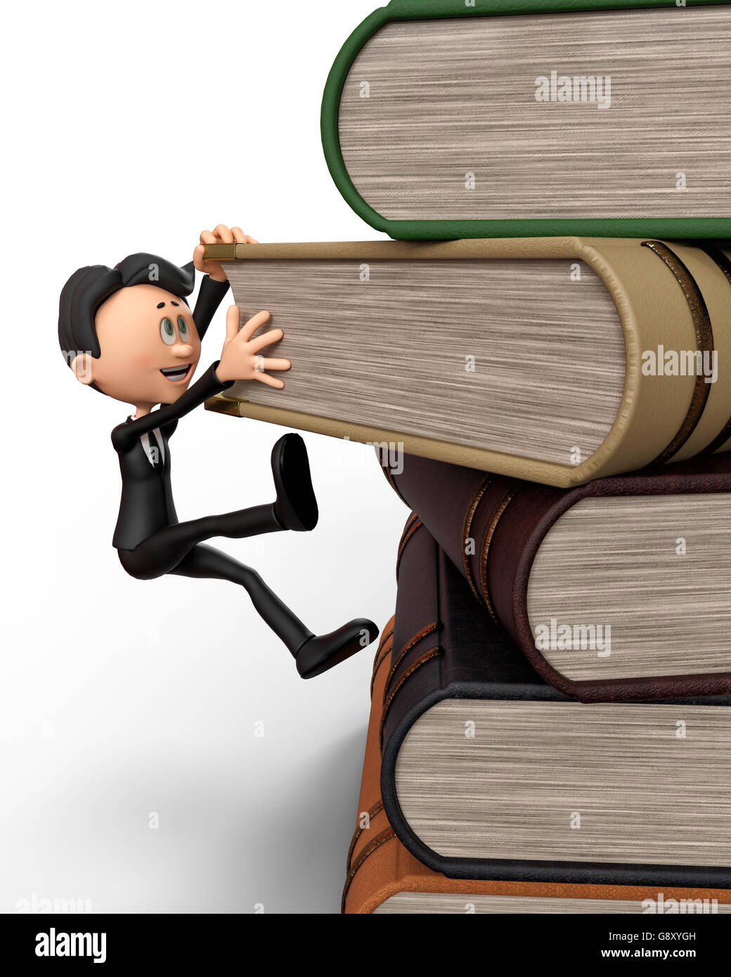 the book man Stock Photo - Alamy